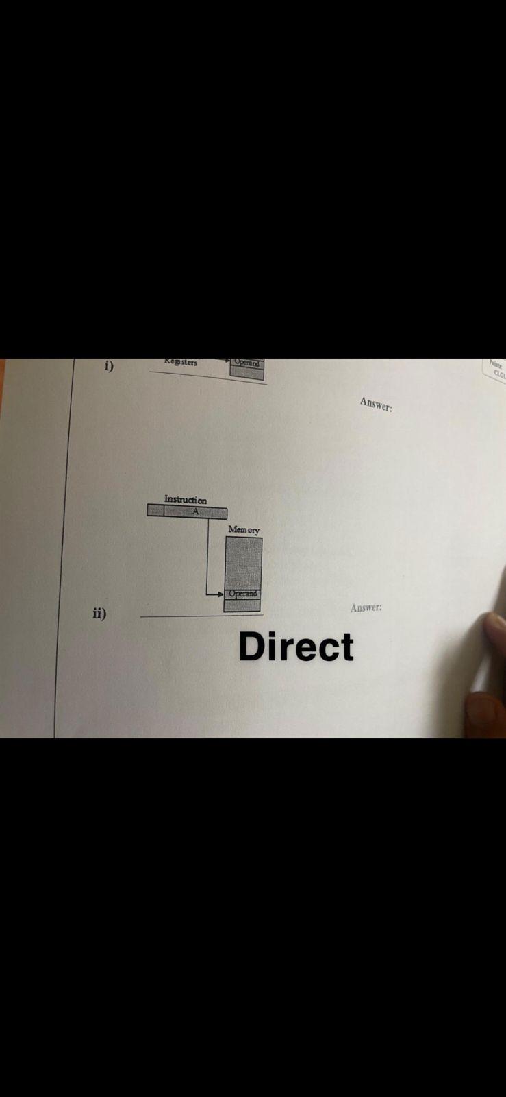 Solved Part(c) Identify the addreco:- ide in the block | Chegg.com