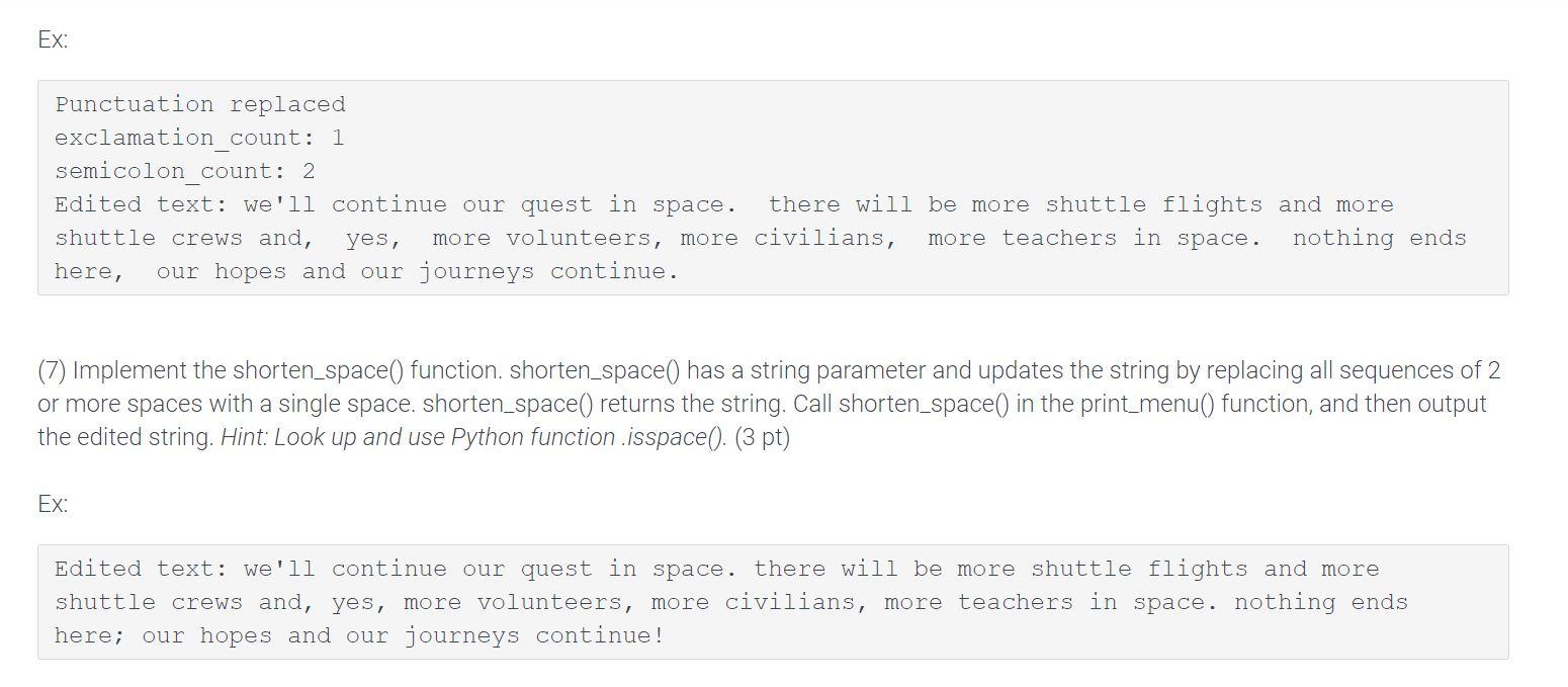 Solved 6.30 LAB*: Program: Authoring assistant - use | Chegg.com