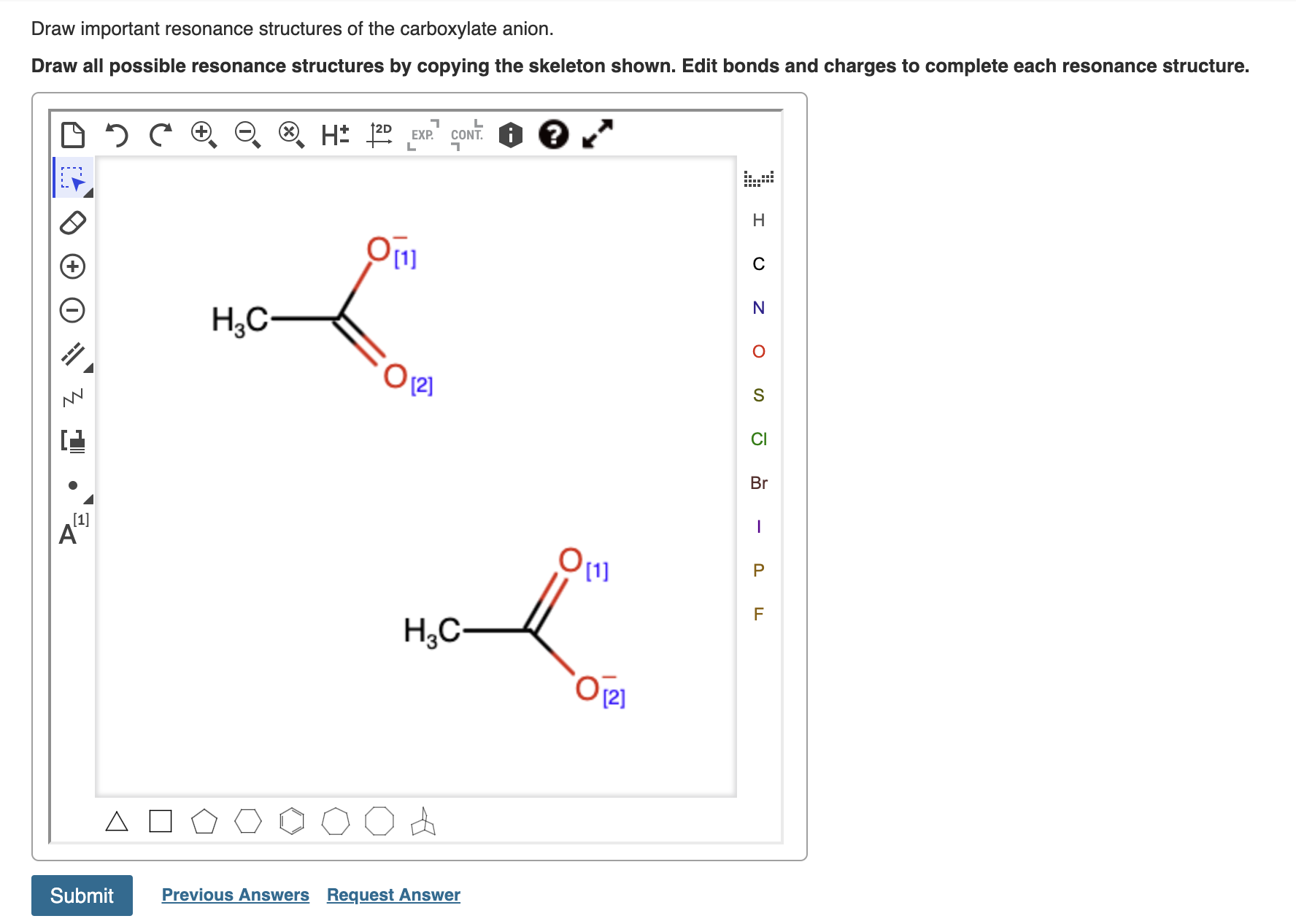 Solved Draw important resonance structures of the | Chegg.com
