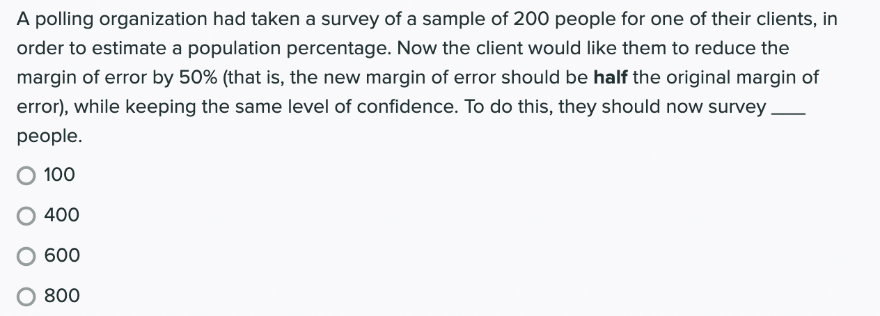 Solved A polling organization had taken a survey of a sample | Chegg.com