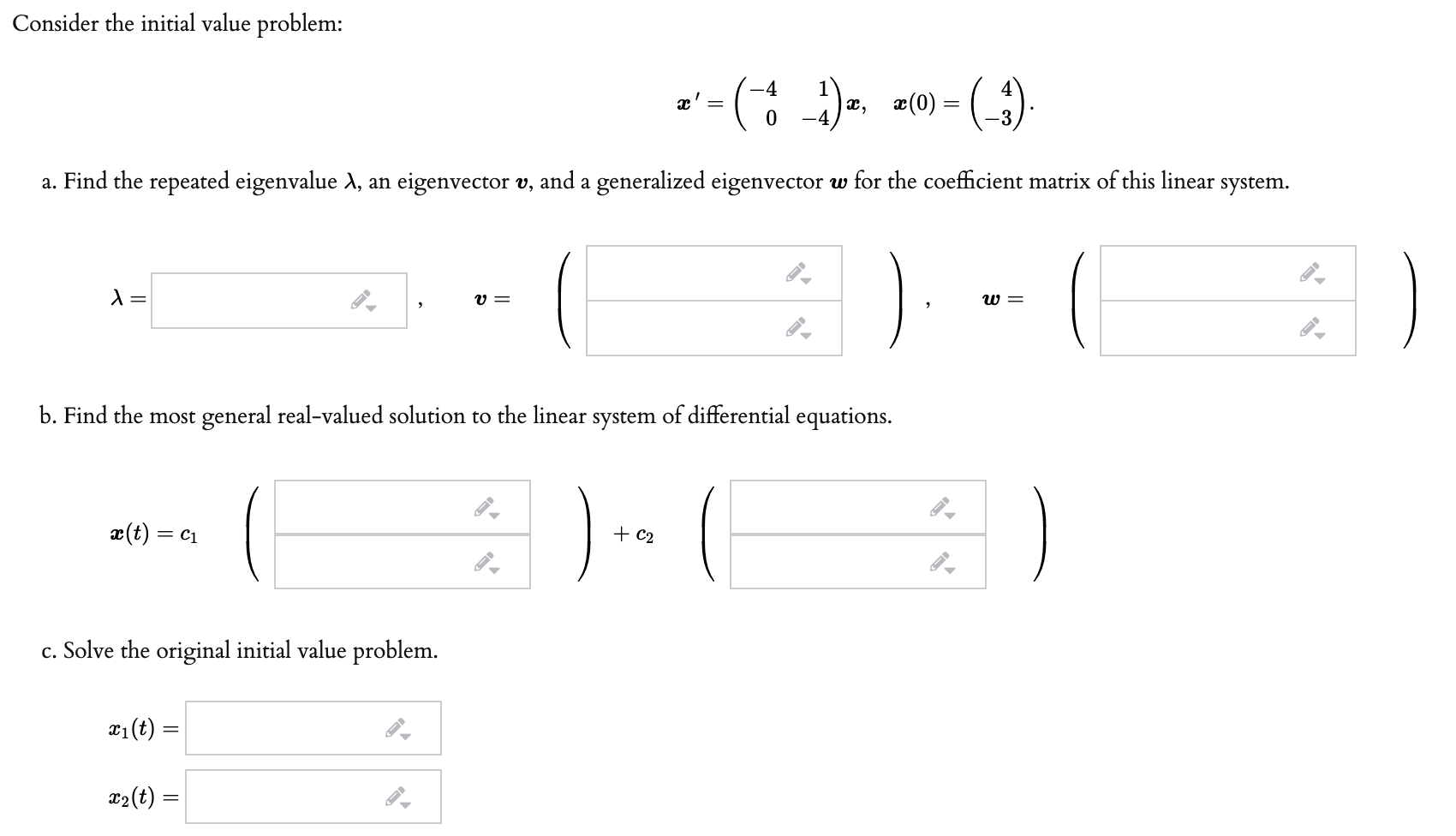 Solved Consider The Initial Value Problem A 6 20 