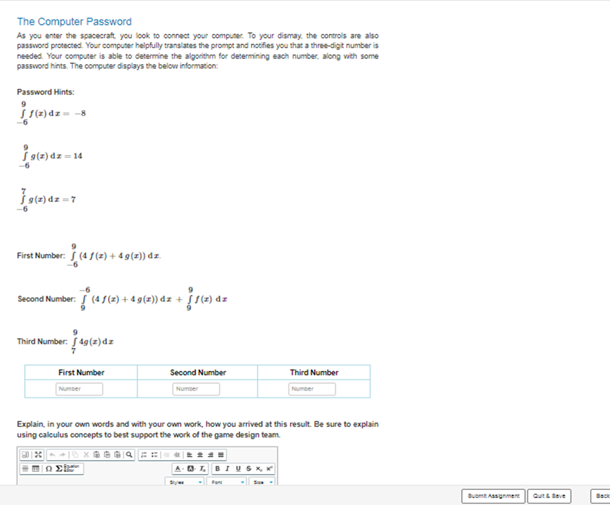 Solved The Computer Password As you enter the spacecrath, | Chegg.com