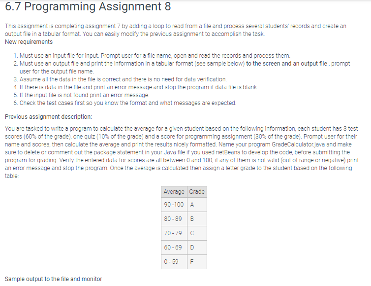 Solved 6.7 Programming Assignment 8 This assignment is | Chegg.com