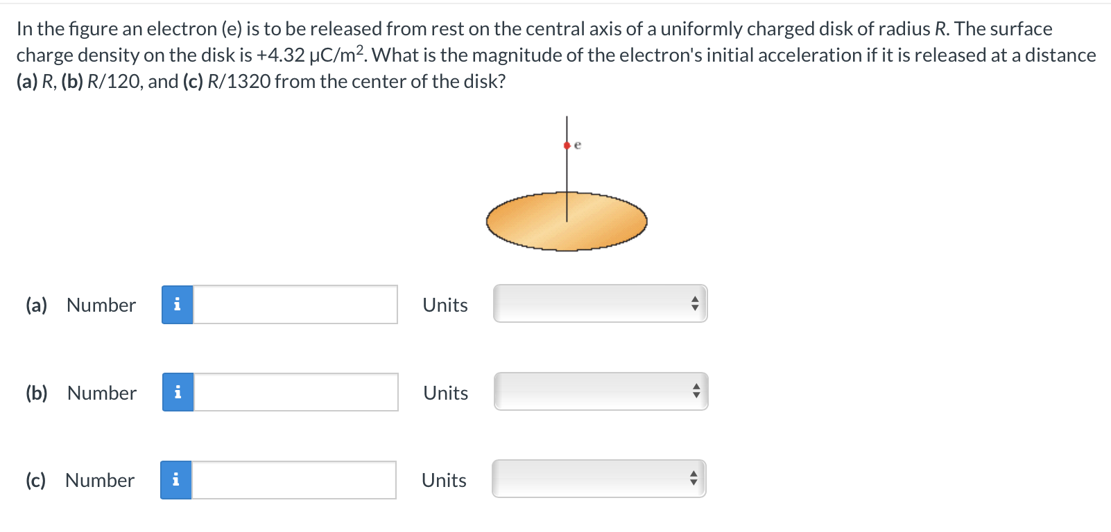 Solved In the figure an electron (e) is to be released from | Chegg.com