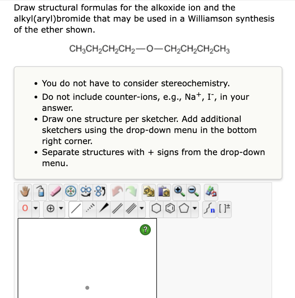 Solved Draw structural formulas for the alkoxide ion and the | Chegg.com