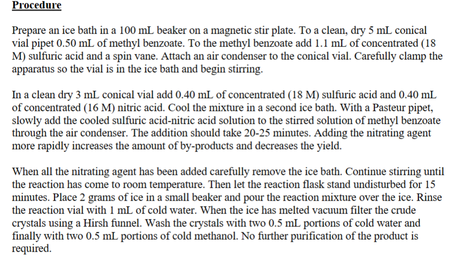 Prepare an ice bath in a 100 mL beaker on a magnetic | Chegg.com