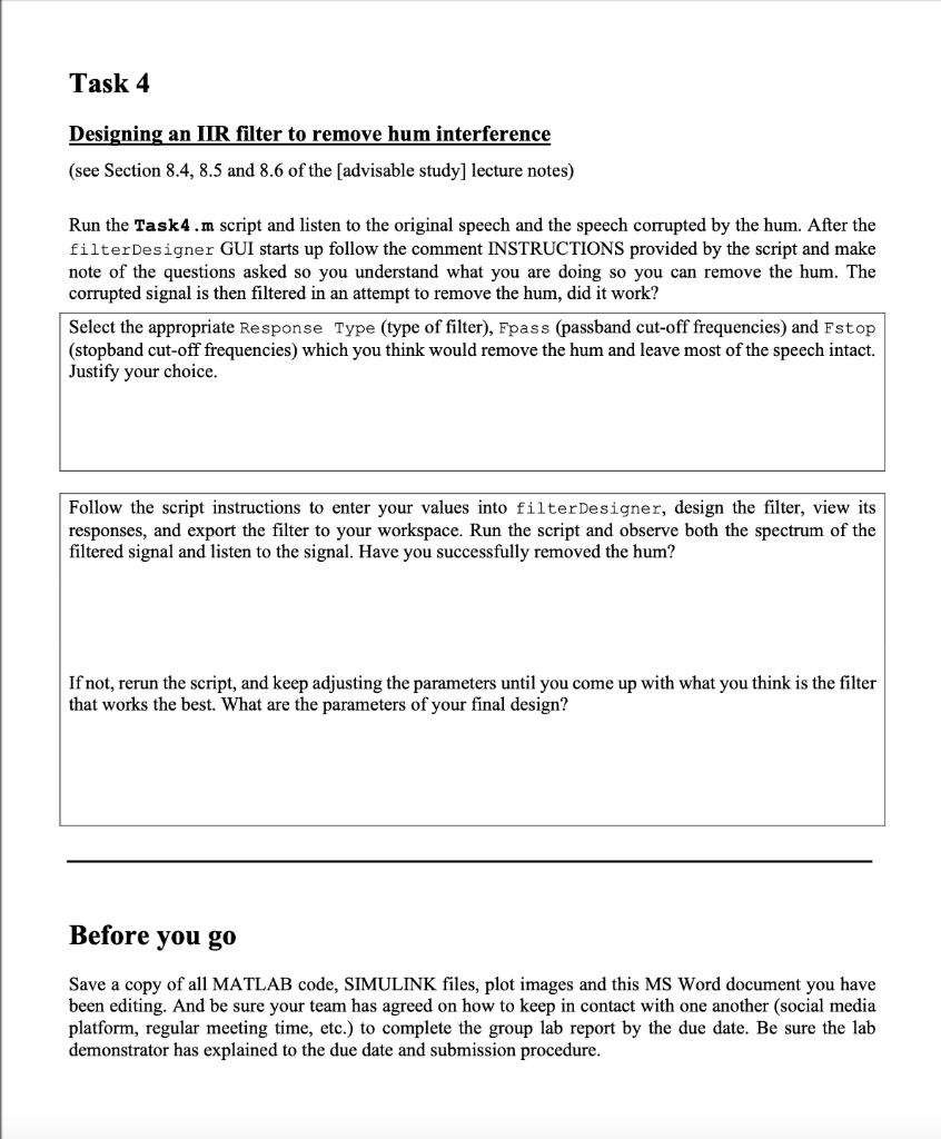 IMPORTANT! For Tasks 3 and 4 you will need to: 1) | Chegg.com
