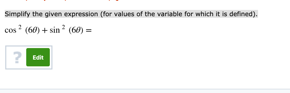 Solved Simplify the given expression (for values of the | Chegg.com