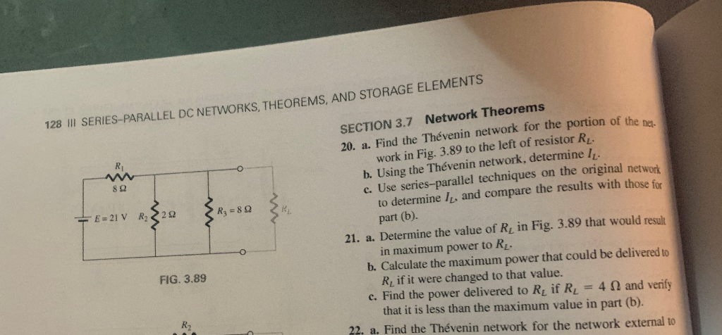 Solved 128 III SERIES-PARALLEL DC NETWORKS, THEOREMS, AND | Chegg.com
