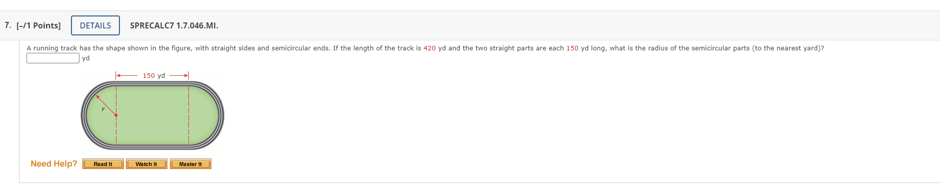 Solved 7. [-/1 Points] DETAILS SPRECALC7 1.7.046.MI. A | Chegg.com