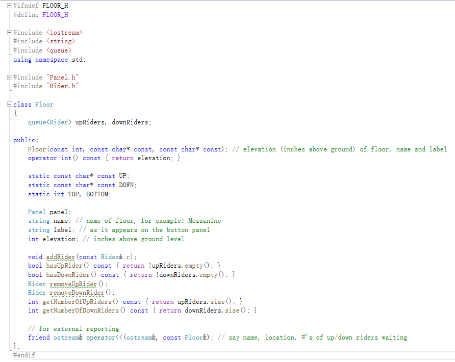 Write the first version of the elevator simulation, | Chegg.com
