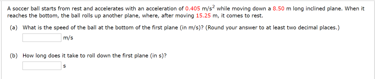 Solved A soccer ball starts from rest and accelerates with | Chegg.com