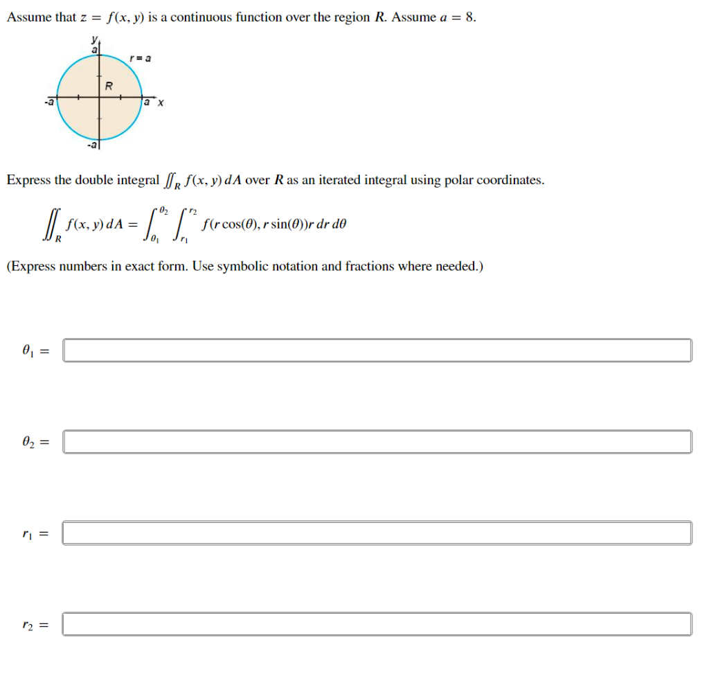 Solved Assume that z=f(x,y) is a continuous function over | Chegg.com