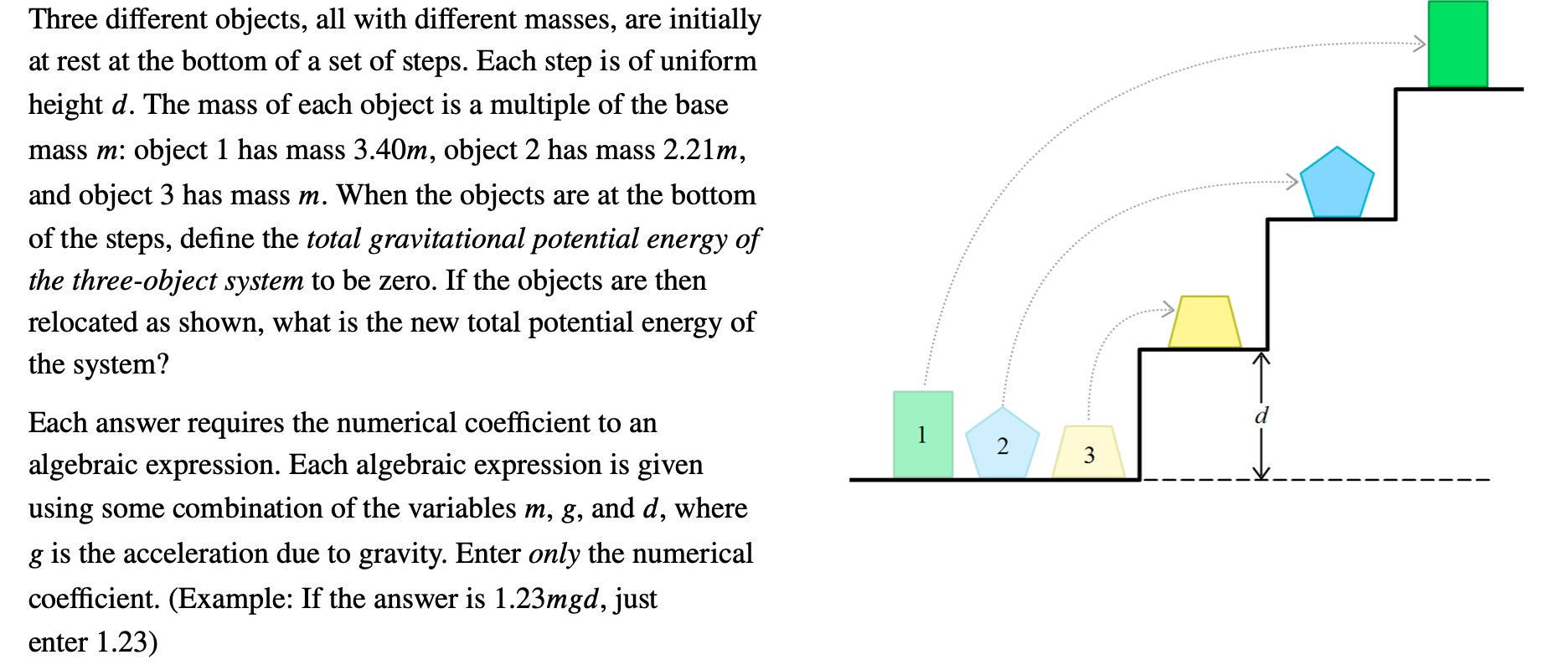 Solved Each answer requires the numerical coefficient to an | Chegg.com