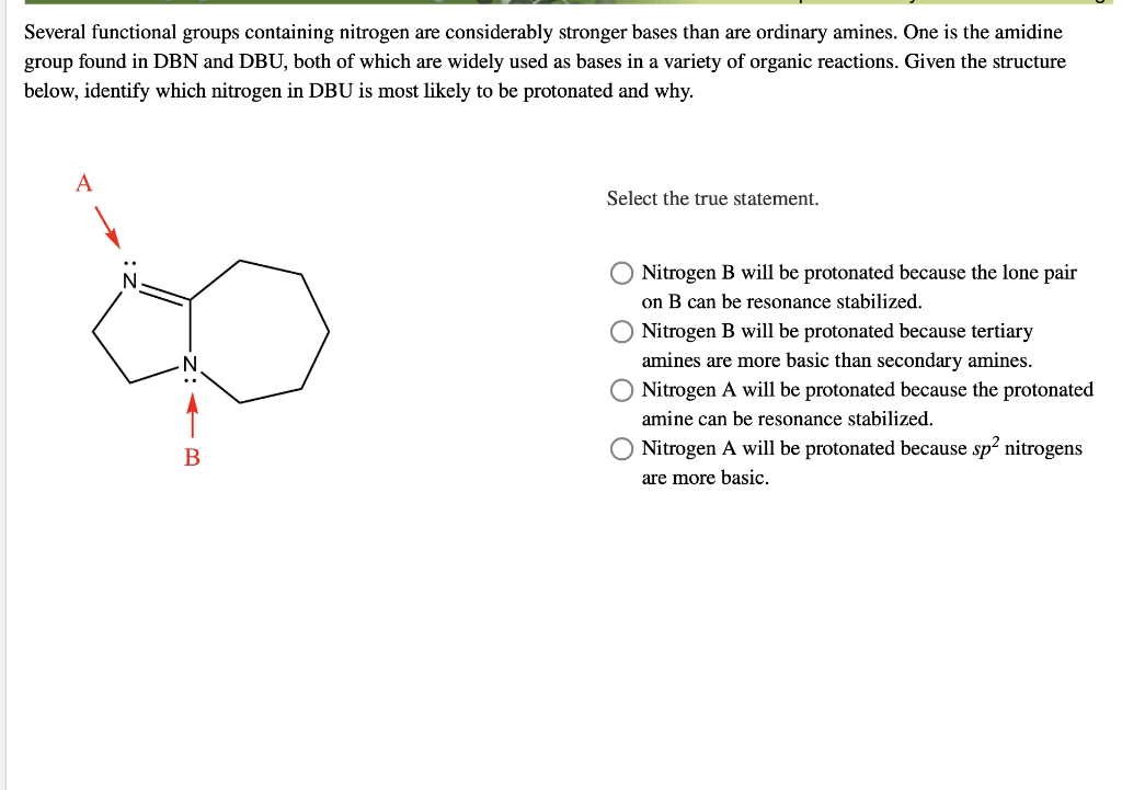 Solved Several functional groups containing nitrogen are | Chegg.com