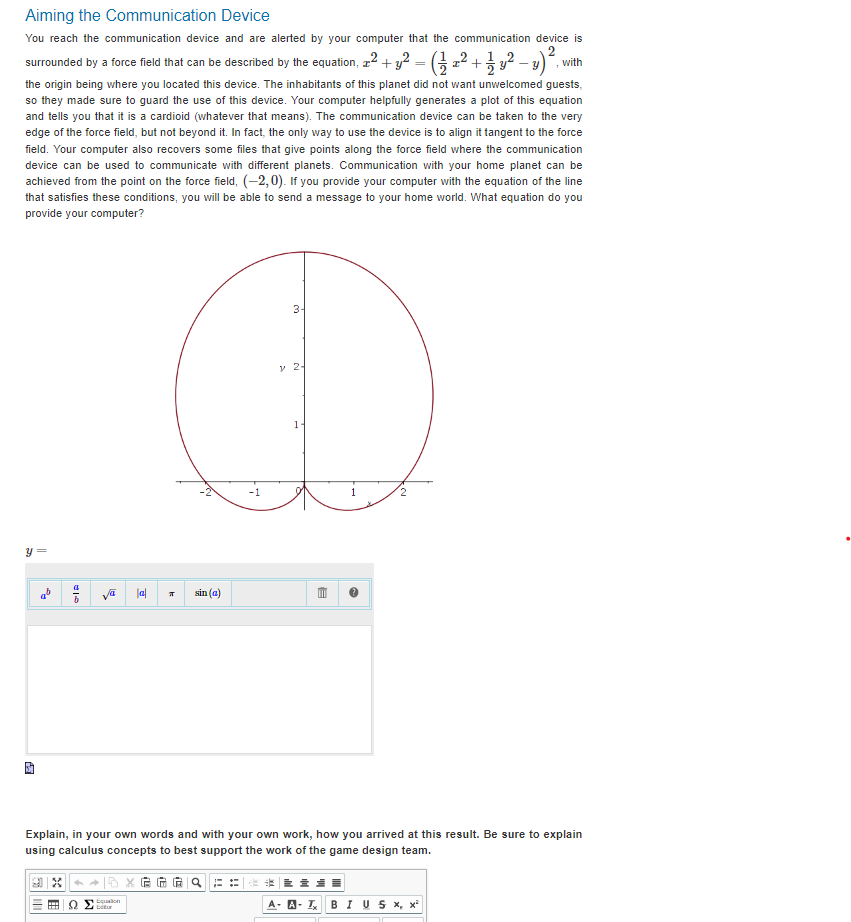 Solved Aiming the Communication Device You reach the | Chegg.com