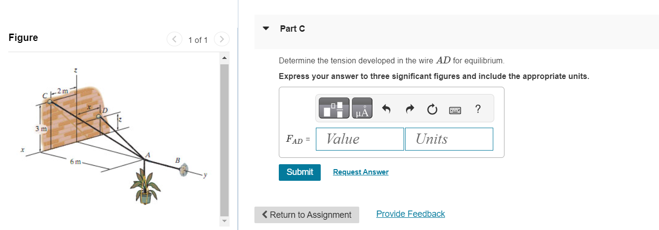 Solved The mass of the flowerpot is \\( 51 \\mathrm{~kg} | Chegg.com