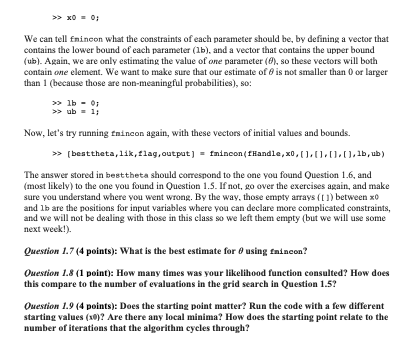 Matlab. What am I doing wrong? The code won't run, so | Chegg.com