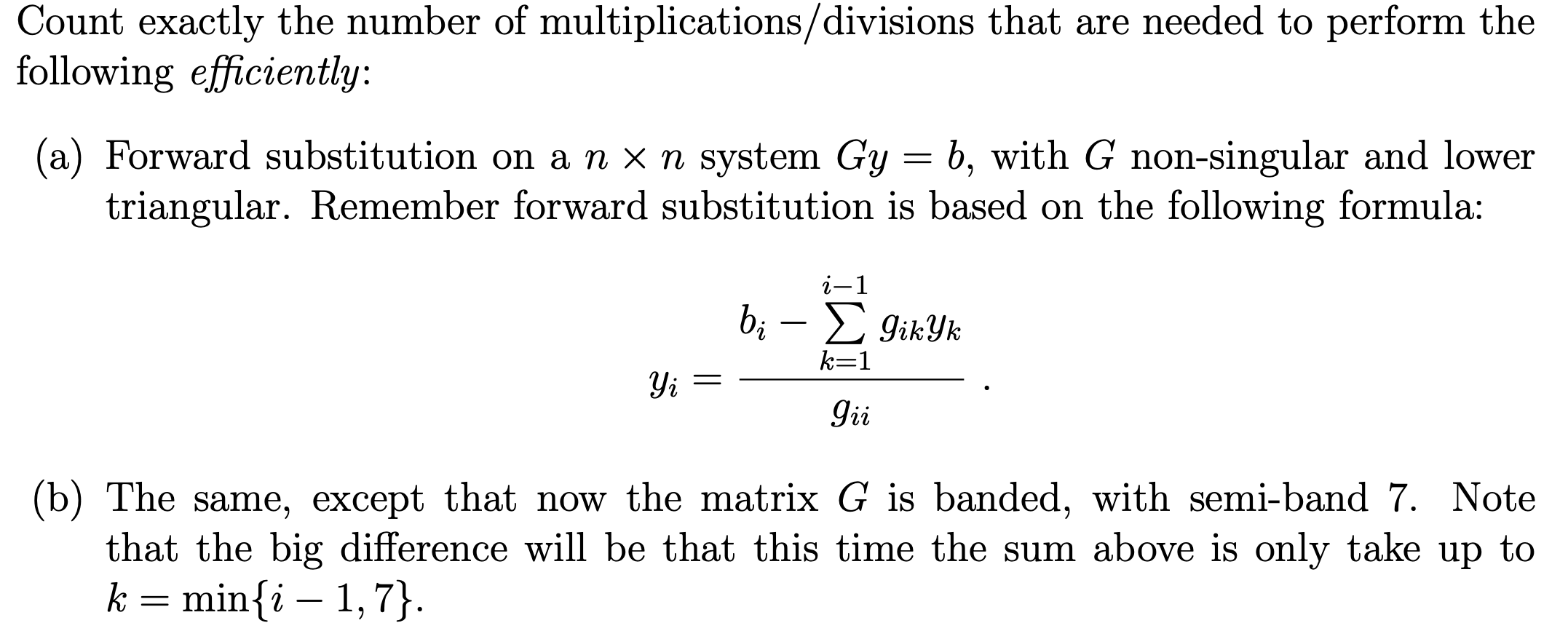 Solved Count exactly the number of multiplications/divisions | Chegg.com