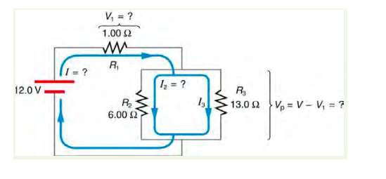 Solved A combination of series and parallel resistor circuit | Chegg.com