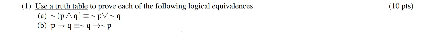Solved (2) Use known logical equivalences to verify the | Chegg.com Solved (2) Use known logical equivalences to verify the | Chegg.com