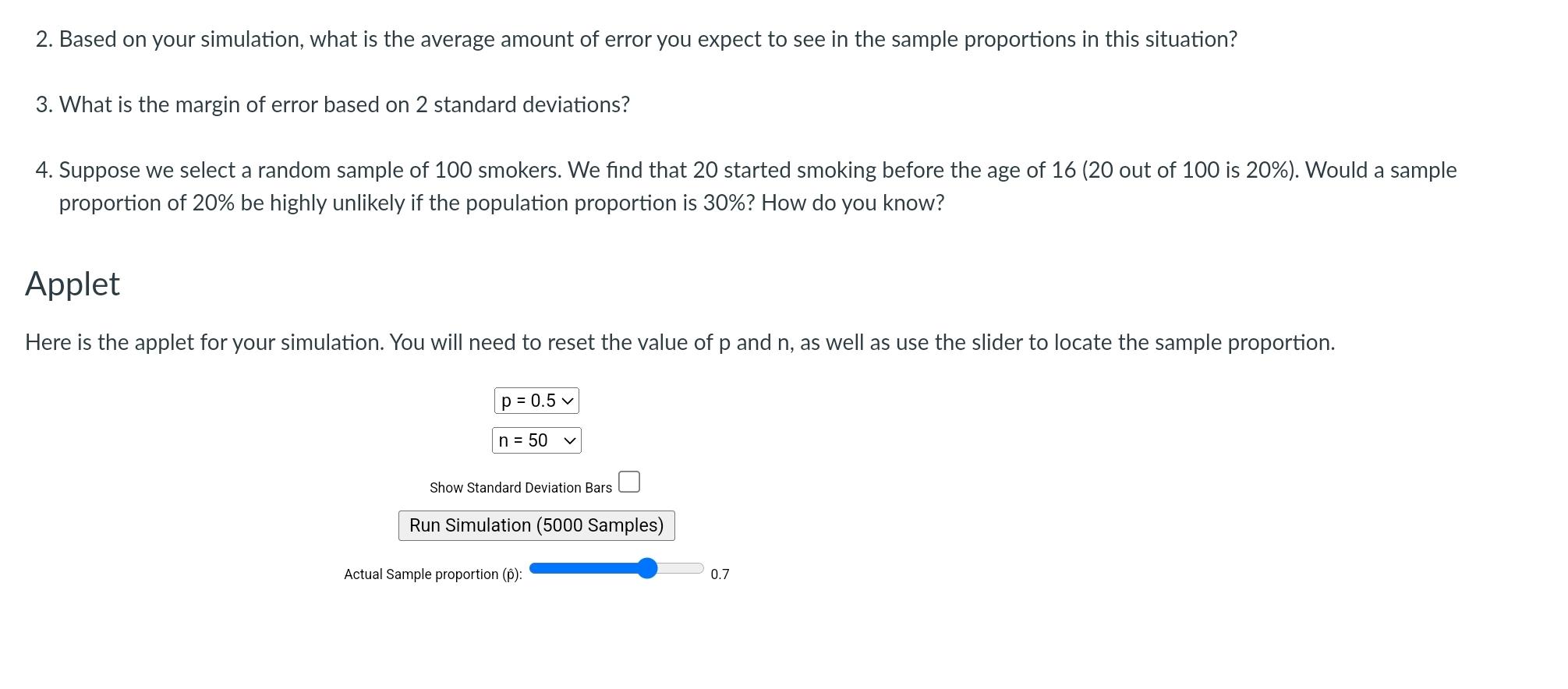 Solved 2. Based on your simulation, what is the average | Chegg.com