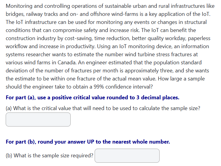 Solved Monitoring and controlling operations of sustainable | Chegg.com