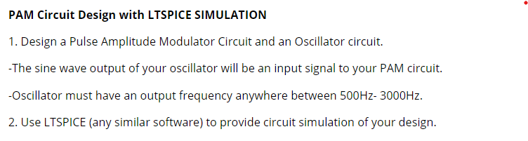 Notes: *Please use ltspice or livewire only | Chegg.com