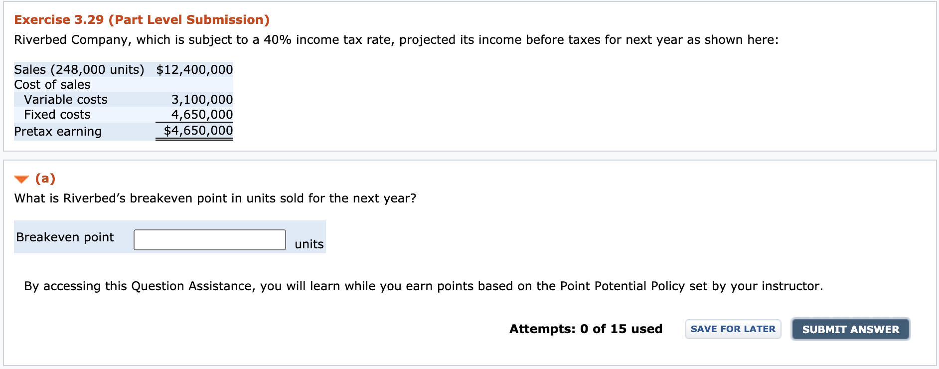 Solved Exercise 3.29 (Part Level Submission) Riverbed | Chegg.com