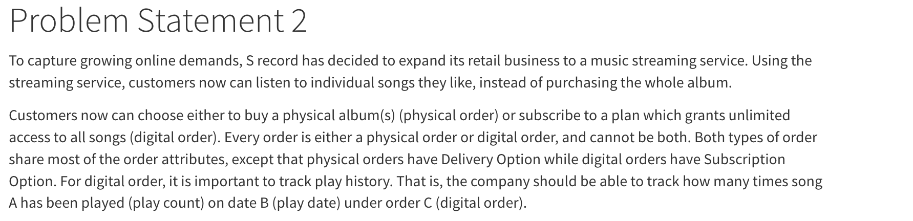 Solved In this assignment, you will draw two ER diagrams | Chegg.com