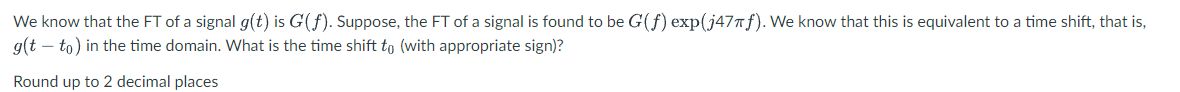 Solved Consider a rectangular pulse g(t) in time domain. The | Chegg.com