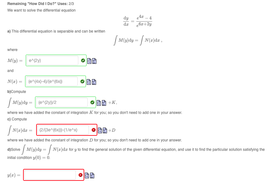 Solved Remaining "How Did I Do?" Uses: 2/3 We want to solve | Chegg.com