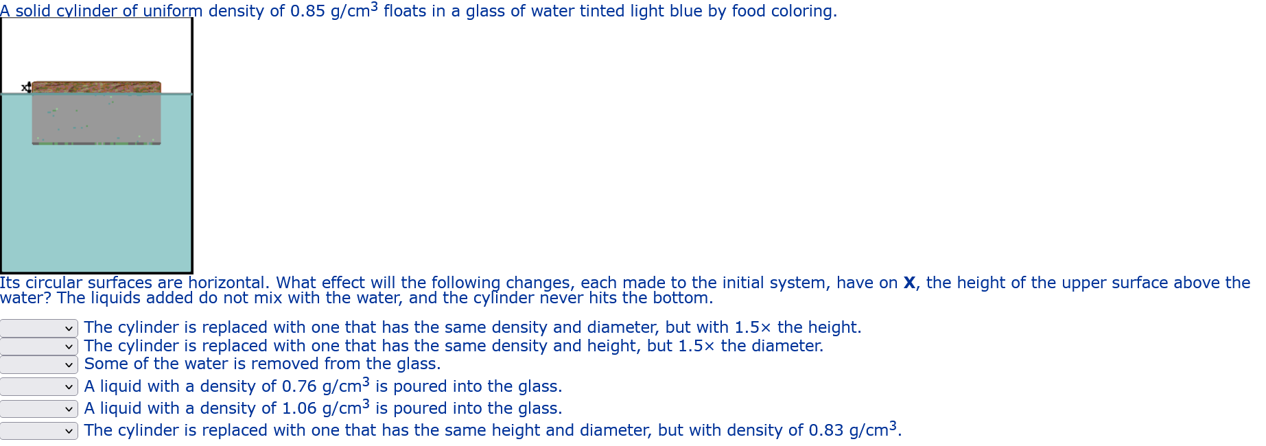 Solved sThe options to answer the six statements are | Chegg.com