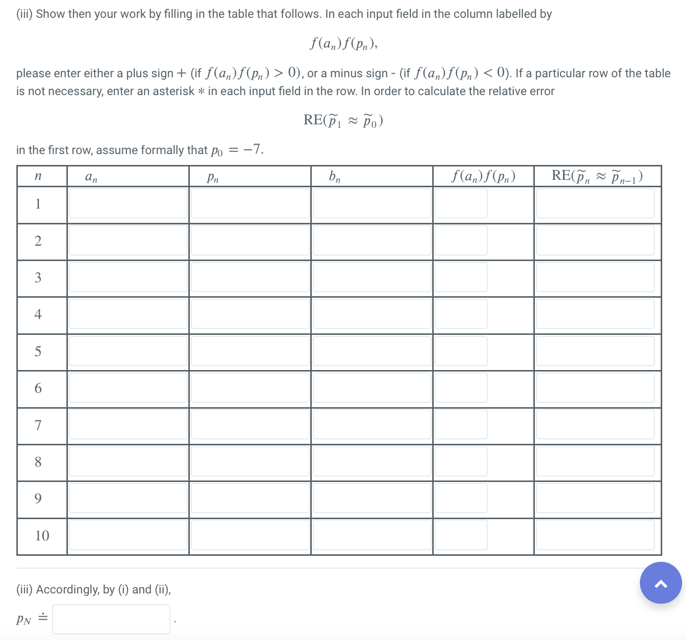 Solved Bisection Method All Numerical Answers Should Be 2623