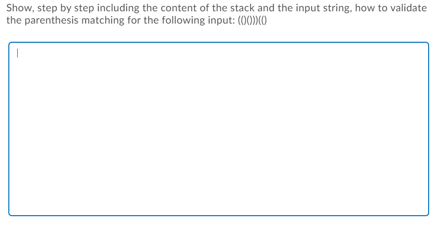Solved Show, step by step, including the content of the | Chegg.com