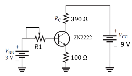 Solved Implement the following circuit on a breadboard, | Chegg.com