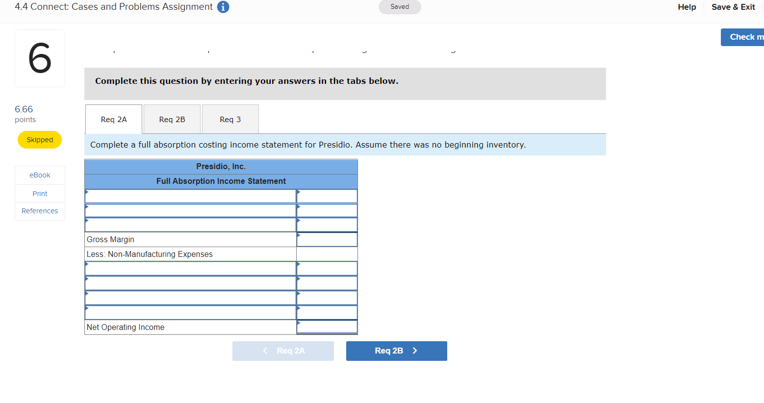 Solved PA5-5 (Algo) Comparing Full Absorption and Variable | Chegg.com