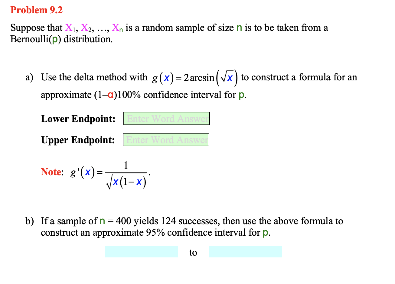 Solved Suppose that X1,X2,…,Xn is a random sample of size n | Chegg.com