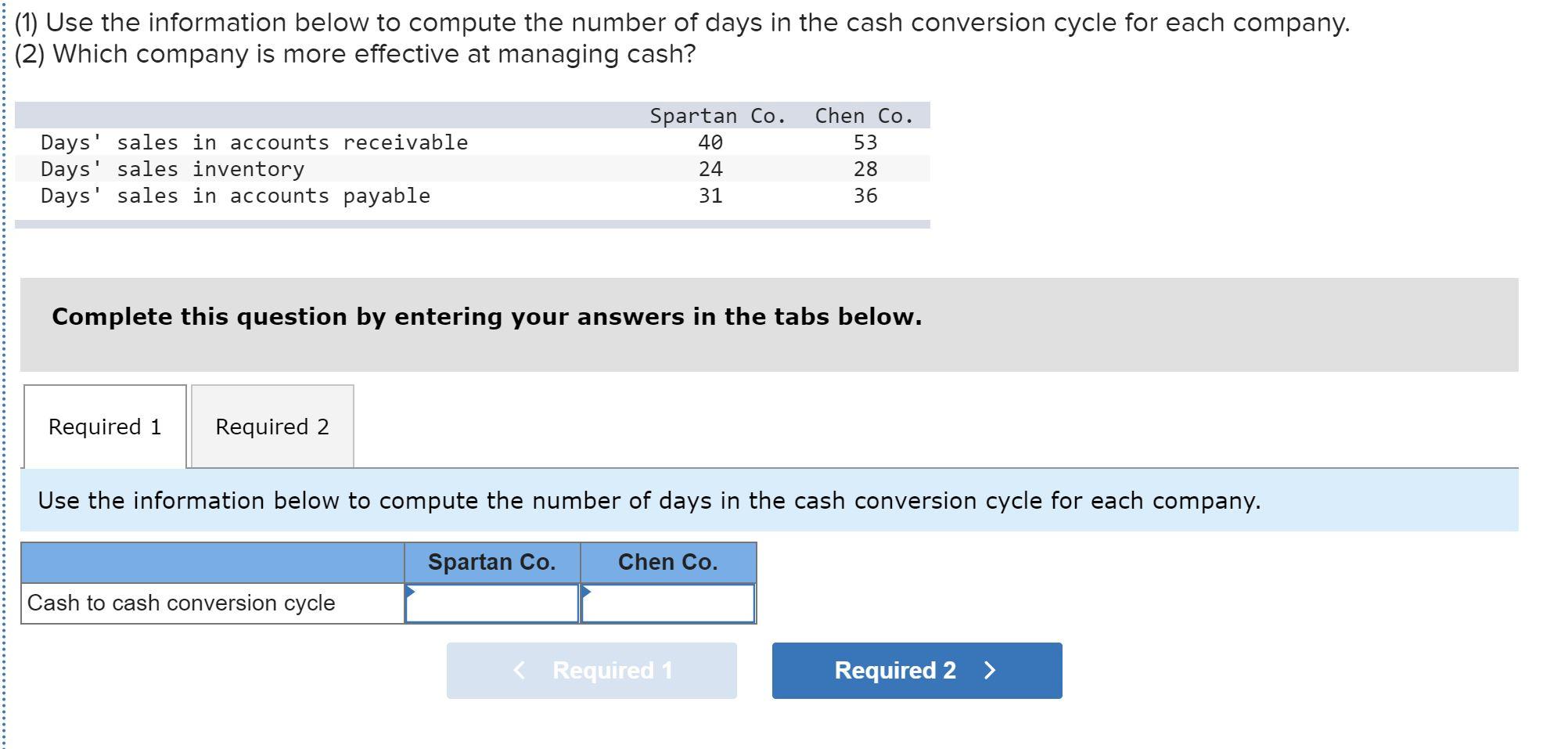 Solved (1) Use the information below to compute the number | Chegg.com