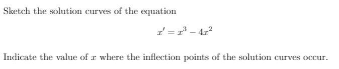 Solved Sketch the solution curves of the equation I'= ?? – | Chegg.com