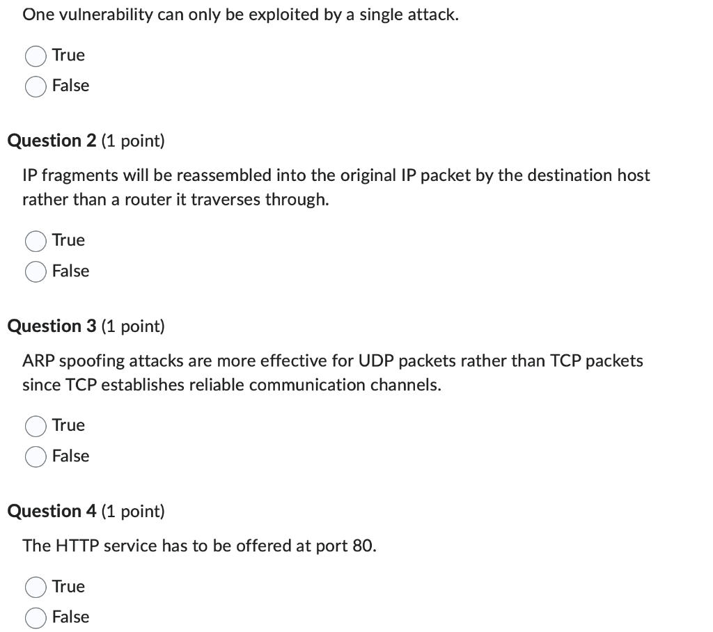 Solved One vulnerability can only be exploited by a single | Chegg.com