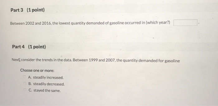 Solved U.S. Gasoline Use Rising to Record This Summer on Low | Chegg.com