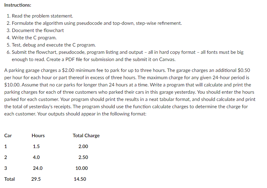 Solved 1. Read the problem statement. 2. Formulate the | Chegg.com