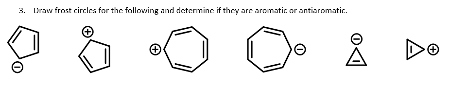 Solved 3. Draw frost circles for the following and determine | Chegg.com