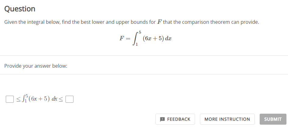 Solved Question Given the integral below, find the best | Chegg.com