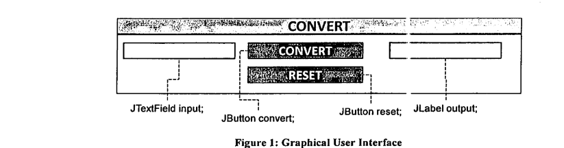Solved Figure 1: Graphical User Interface When the "Convert" | Chegg.com