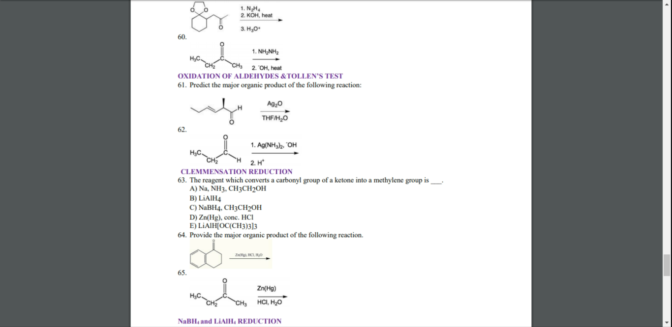 Solved 1. NH, 2. KOH, heat 3. H30 60. 1. NH2NH2 HC CHE CH3 | Chegg.com