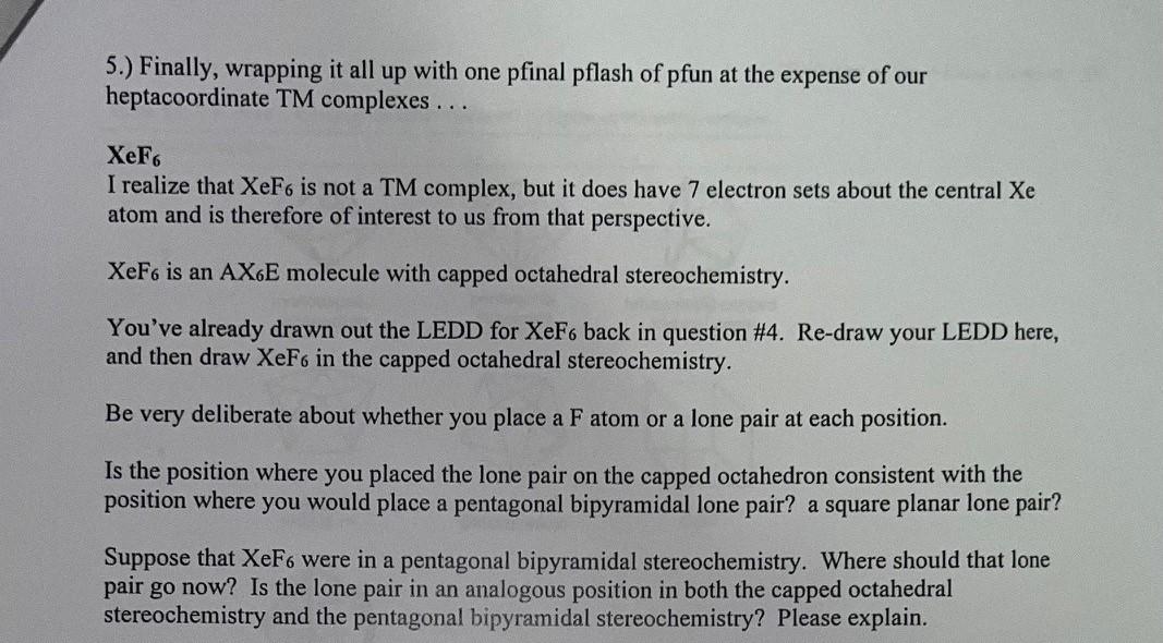 Solved 5.) Finally, wrapping it all up with one pfinal | Chegg.com