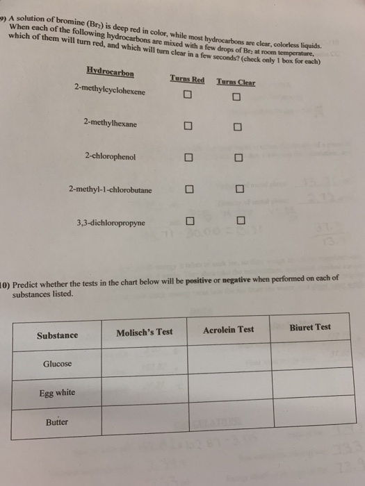 Solved A solution of bromine (Br) is deep red in color, | Chegg.com