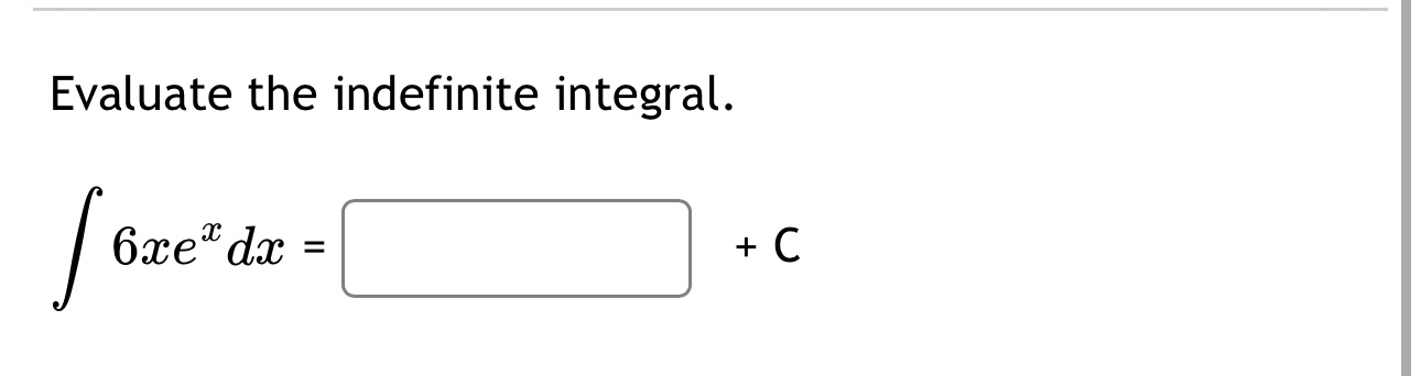 Solved Evaluate the indefinite integral. | Chegg.com